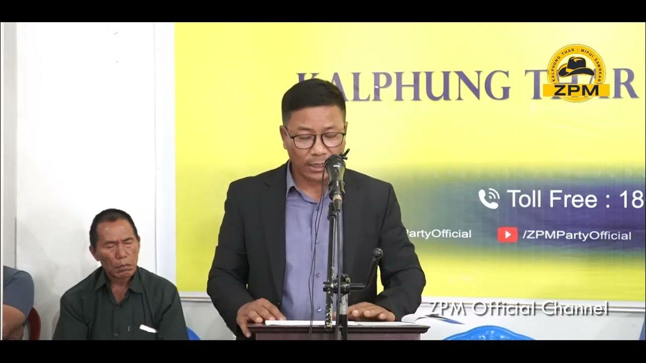 Pu Lalthlamuana PAC | ZPM Chhung Inkhawm | May 12, 2023 - YouTube