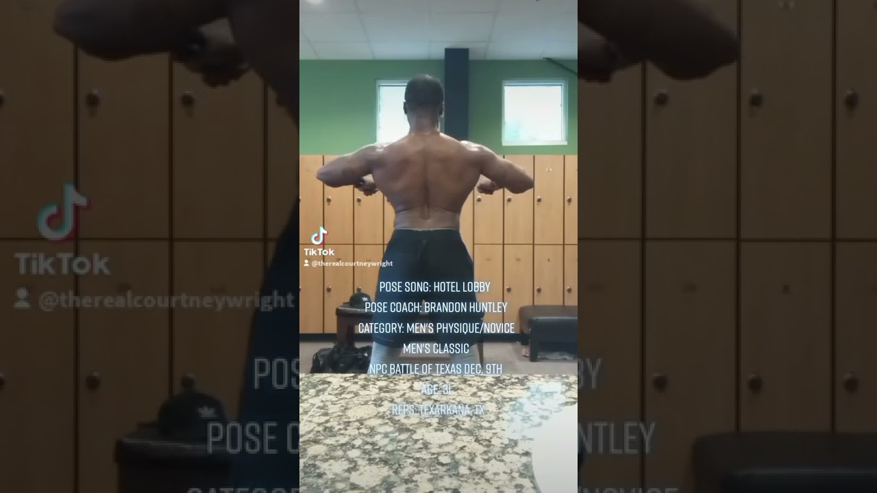 NPC Competitor 3SF shows mandatory poses 4mnths out #3SF™️ #ifbbpro # ...