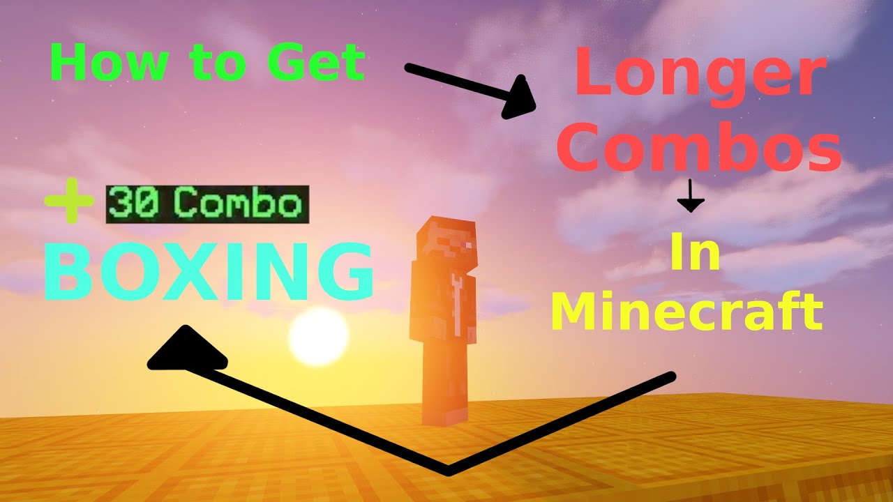 How To Get Longer Combos in Minecraft Boxing - YouTube