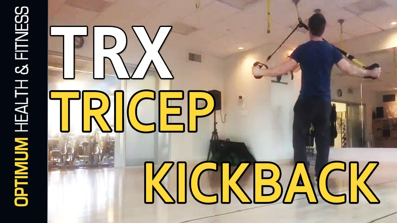 TRX Tricep Kickback - Wide Angle - YouTube