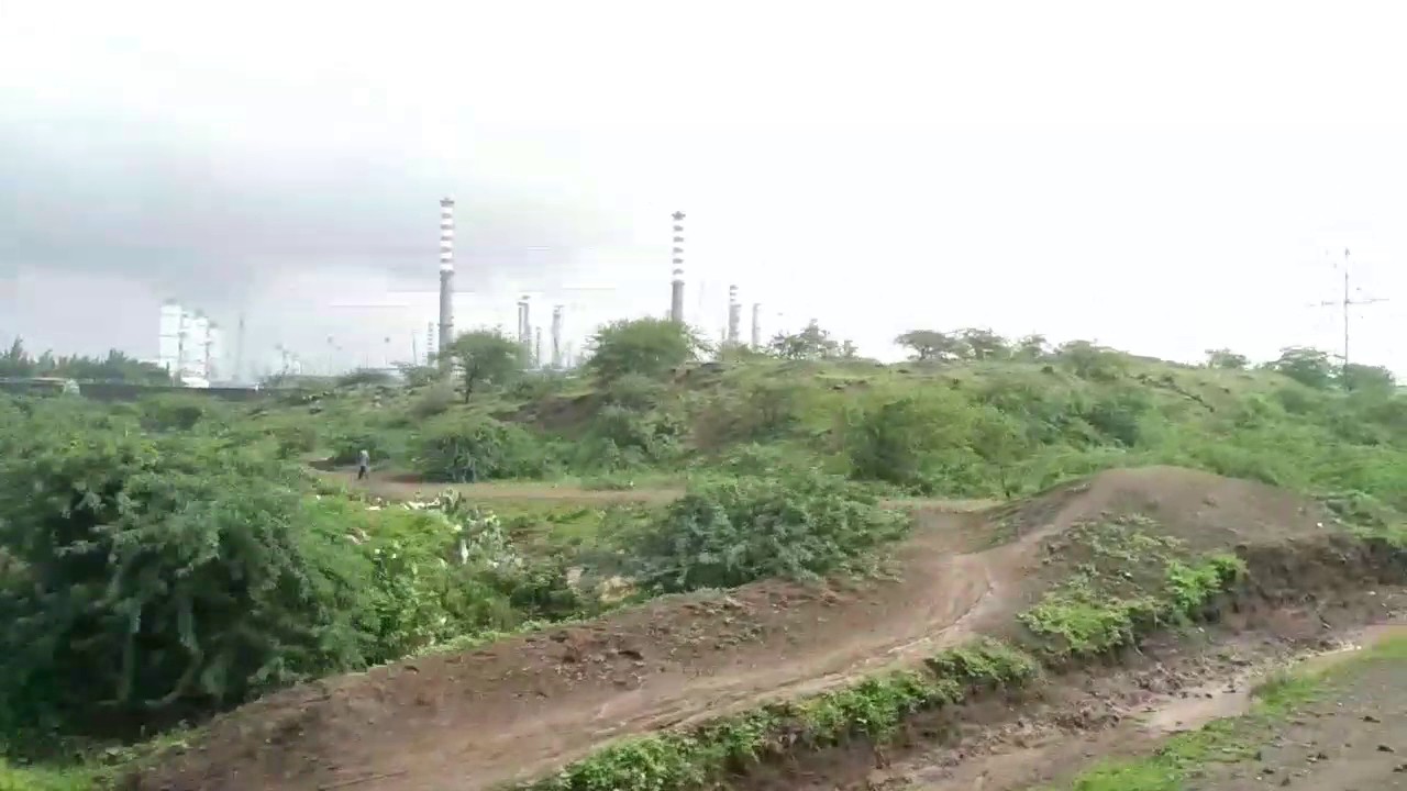 Reliance refinery Jamnagar view from train - YouTube