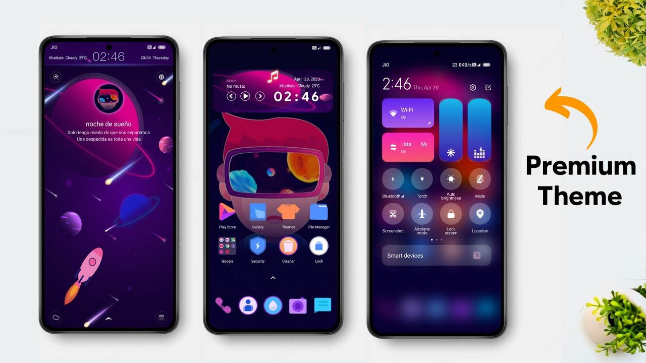 Xiaomi New Premium Theme - New Control Center, Lock Screen & System UI ...