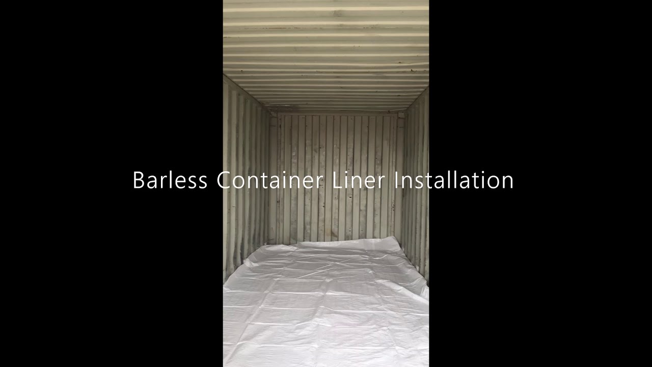 Barless Container Liner, Dry bulk liner installation manual - YouTube