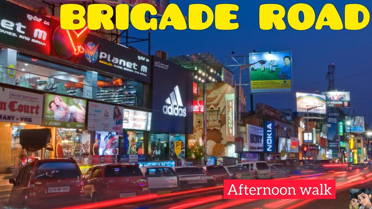 Exploring Brigade Road in Bangalore | Full Walking Tour | Bangalore ...