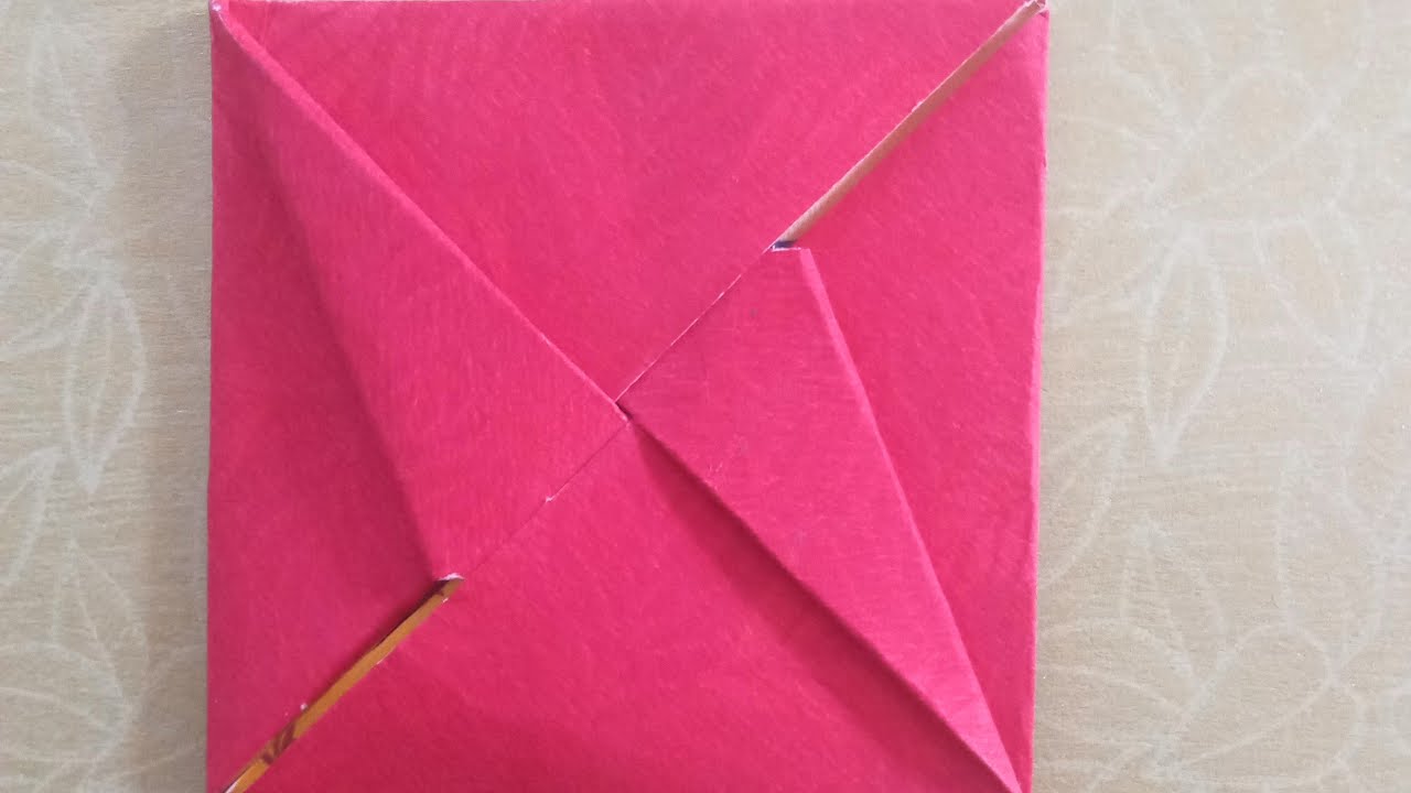 Origami envelope box tutorial ।।Origami gift card with paper # ...
