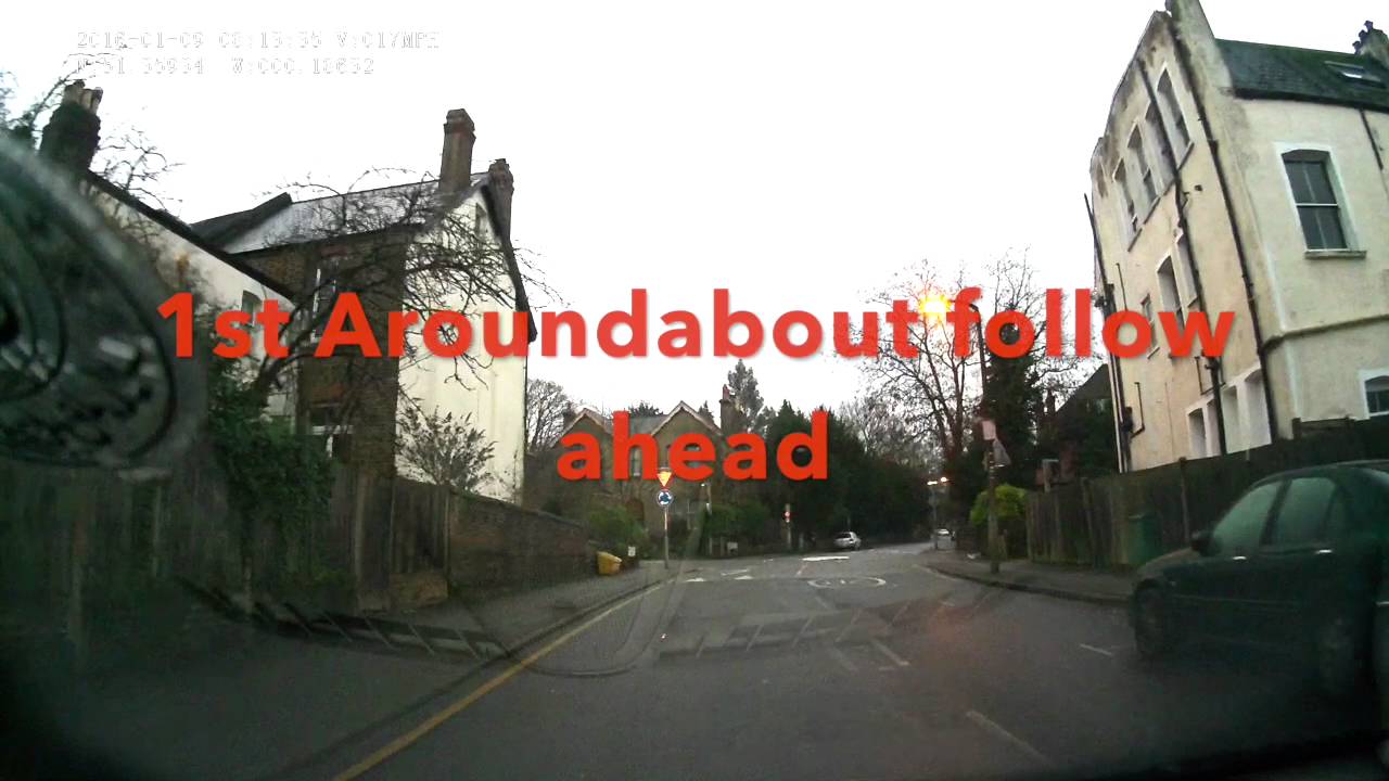 Sutton Driving Test Route 2 - YouTube