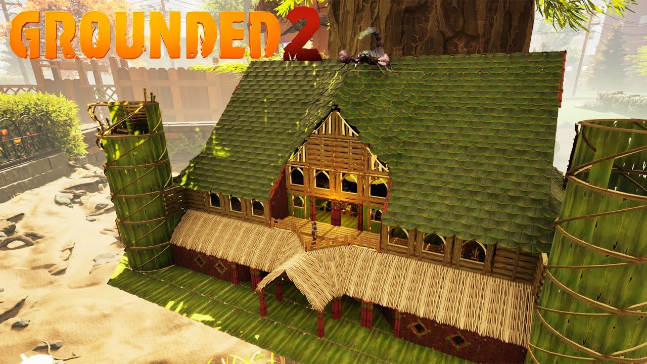 Moving Into My New Treehouse Base - Grounded 2 - YouTube