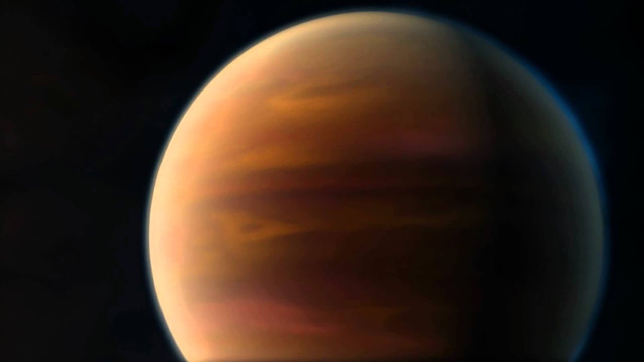 The atmosphere of HD 189733b (artist's impression).mp4 - YouTube