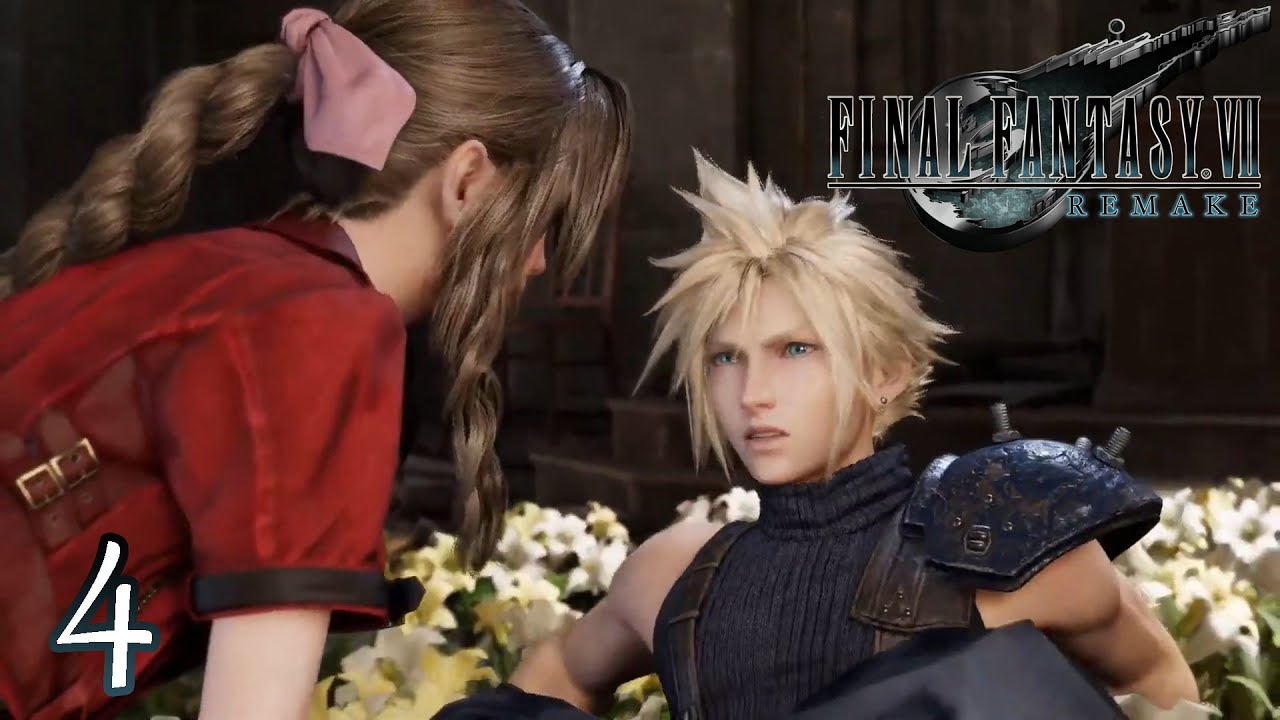 Flower girl - Let's Play Final Fantasy 7 Remake - 4 - YouTube