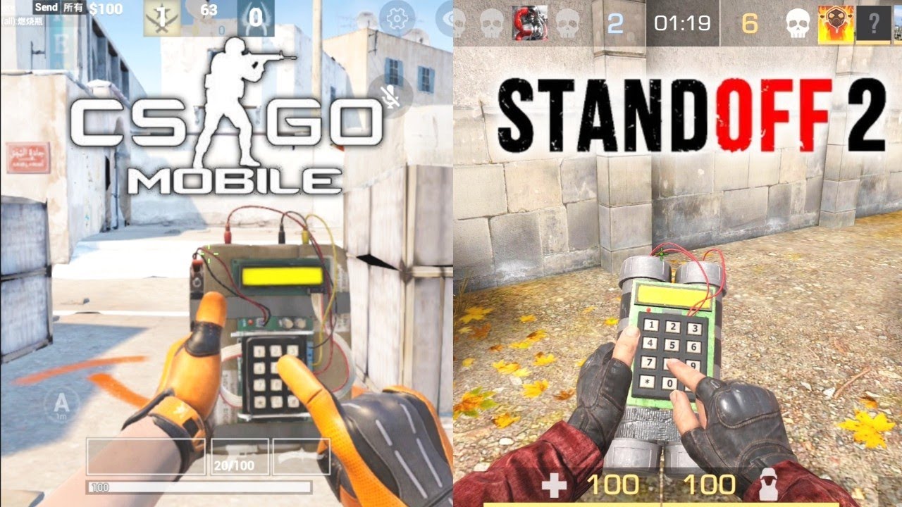 CSGO Mobile Unreal Engine 4 vs Standoff 2 Weapons Comparison - YouTube