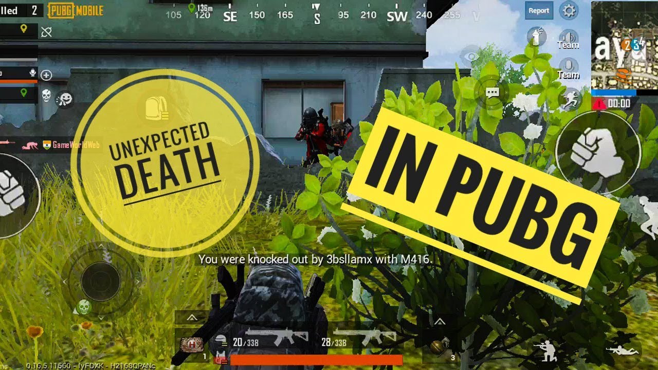 Unexpected Death In : PUBG - YouTube