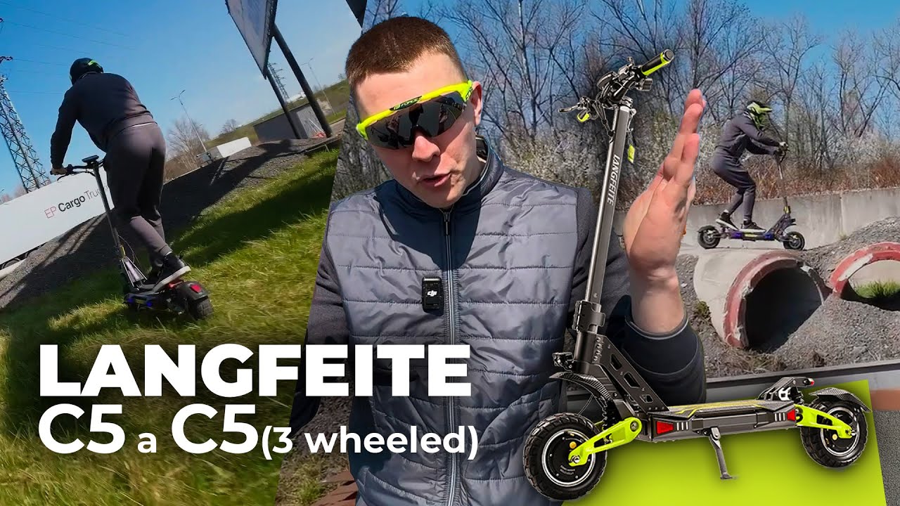 Nejlepší terenní elektrokoloběžka do 50 000 Kč? – Langfeite C5 - YouTube