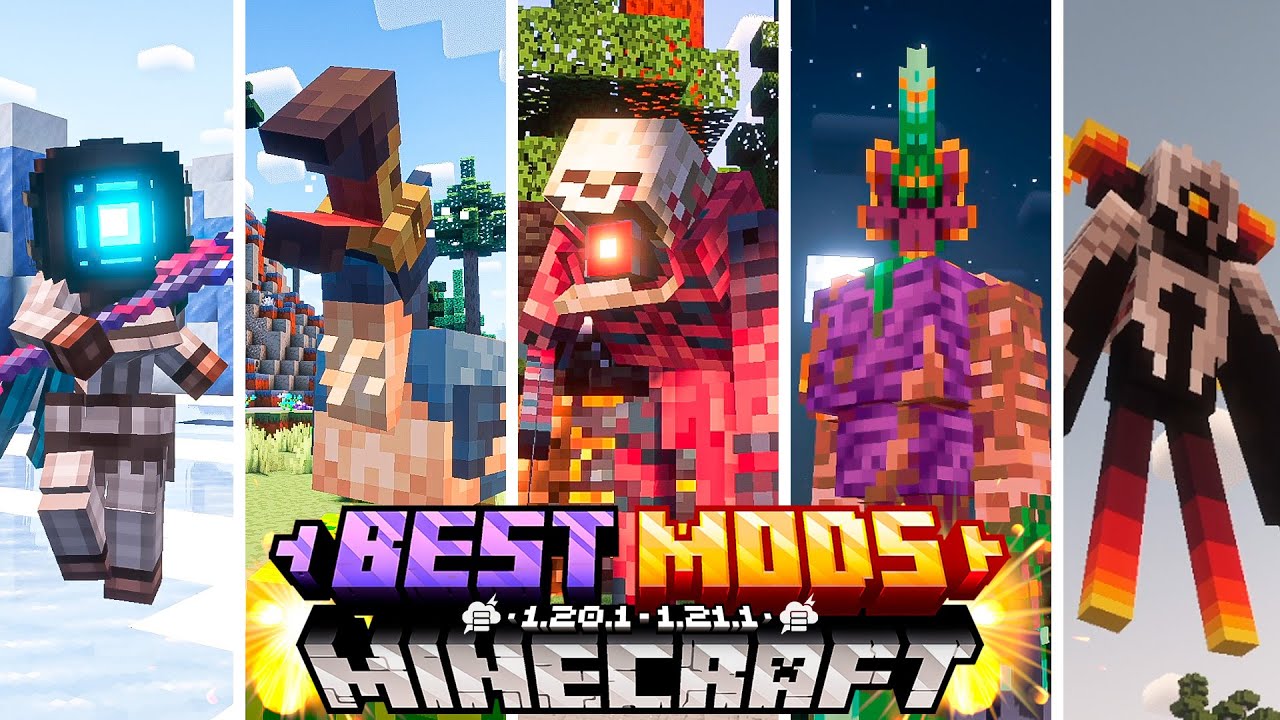 ⭐Top 10 Nuevos MODS para MINECRAFT ⭐1.20.1 - 1.21.1 - PARTE 2 - YouTube