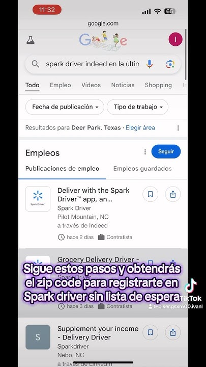 REGISTRARSE EN SPARK DRIVER GRATIS SIN LISTA DE ESPERA #sparkdriver # ...