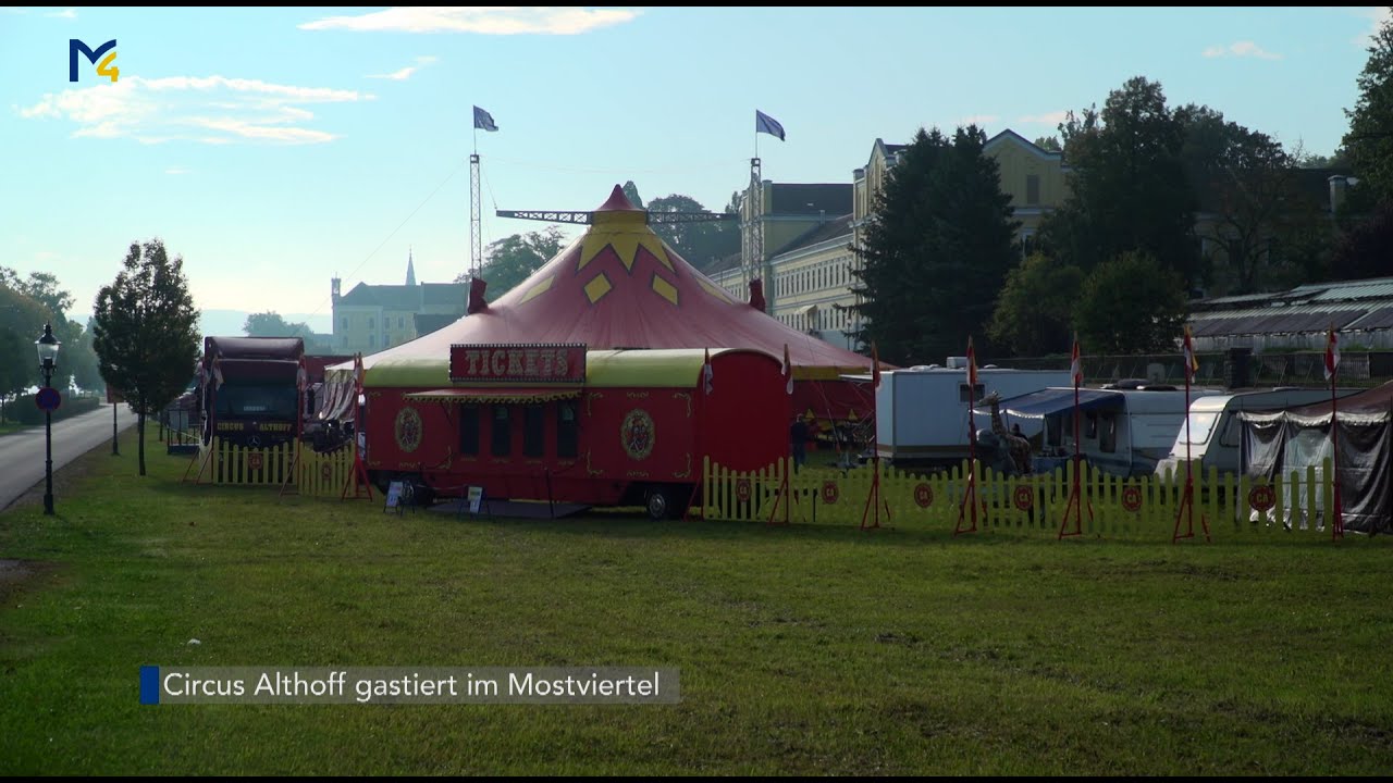 Circus Althoff gastiert demnächst in Ybbs und Amstetten - YouTube