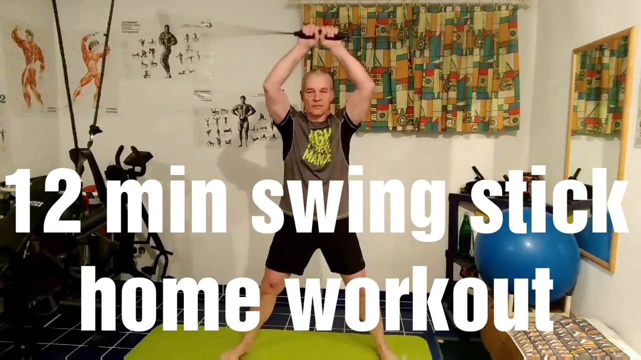 12 min Swingstick home workout - YouTube