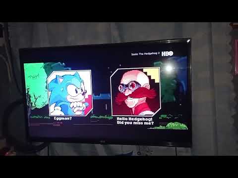 Sonic The Hedgehog 2 Stars in the sky end credits with car time machine.