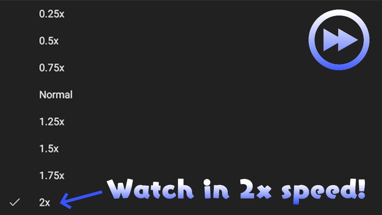 Watch this video in 2x speed! - YouTube