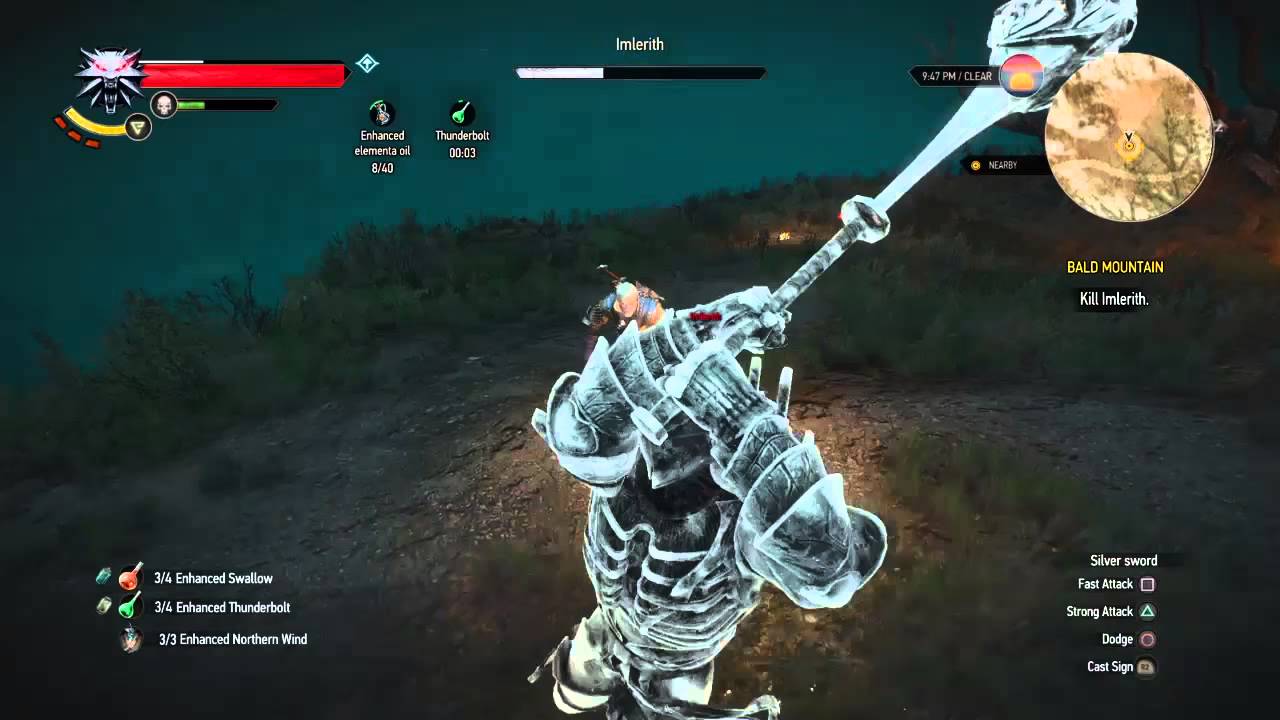 The Witcher 3: Wild Hunt - How to beat Imlerith (Death March) - YouTube