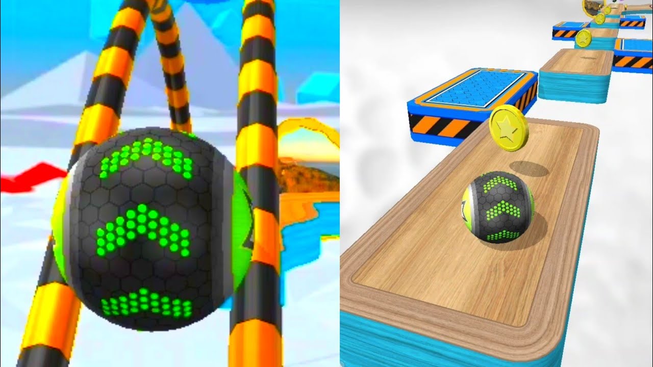 Satisfying mobile games Going balls super speed run #androidgames # ...