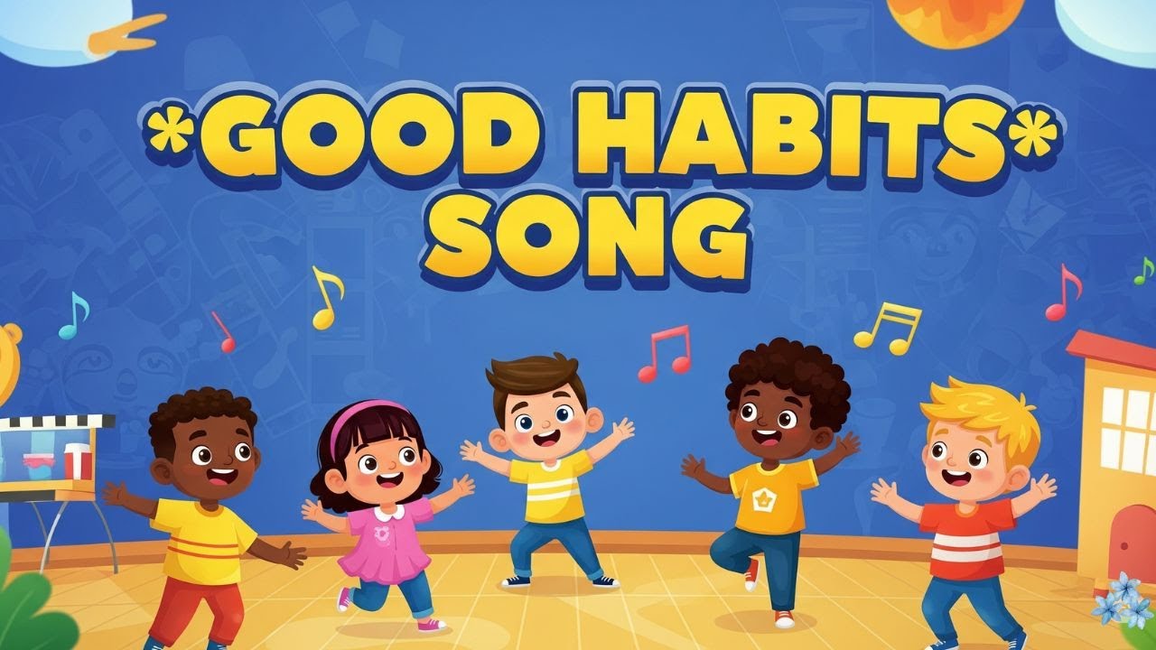 Good Habits song | Preschool Nursery Rhymes | Educational Videos for ...