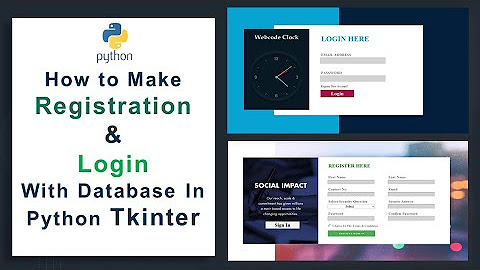 How to Make Registeration and Login System with Database in ...