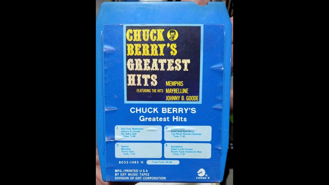 Chuck Berry's Greatest Hits 8-track tape repair - YouTube