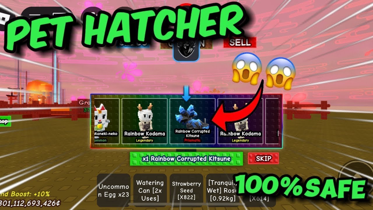 💢🌀Grow a Garden Pet Hatcher Script ｜ Corrupted Update ｜ Mobile & Pc ...