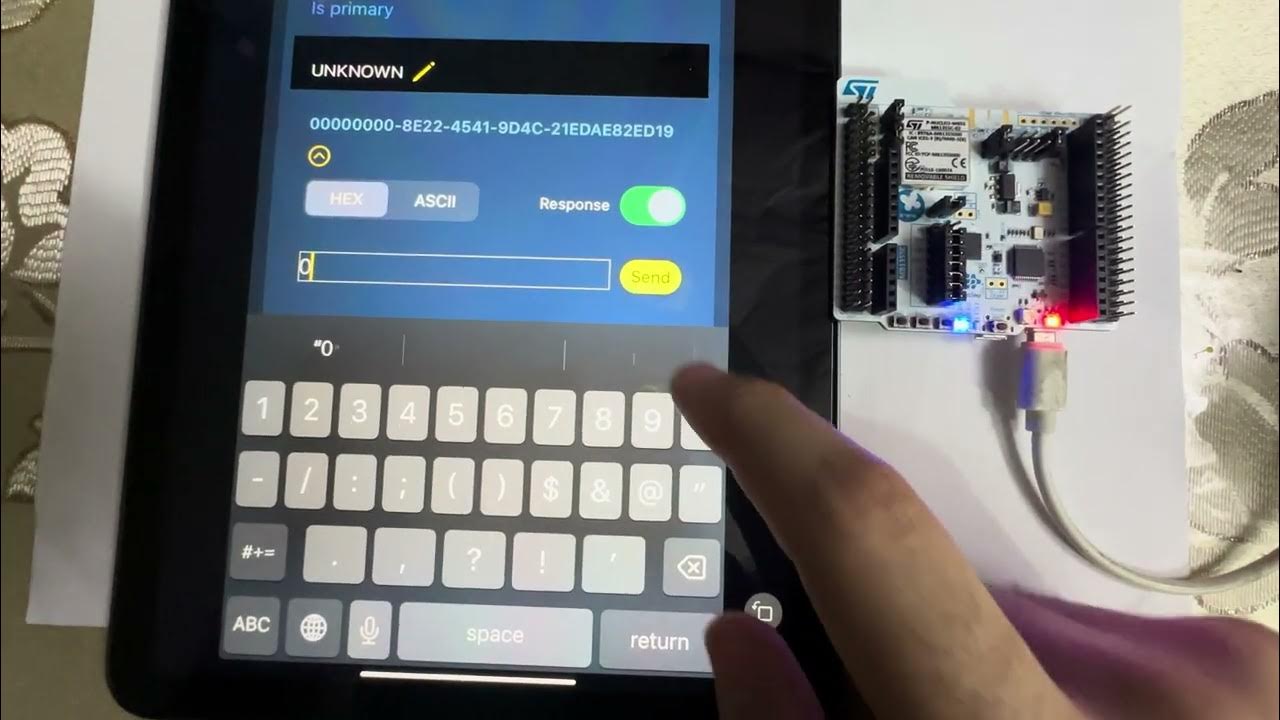 Led Control Using Ble Of Stm32wb55 Youtube