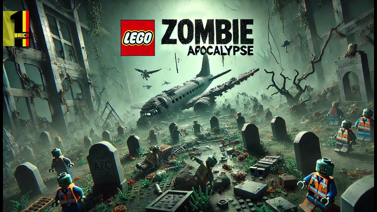 Catastrophe near the old cemetery | Zombie Apocalypse LEGO MOC - YouTube