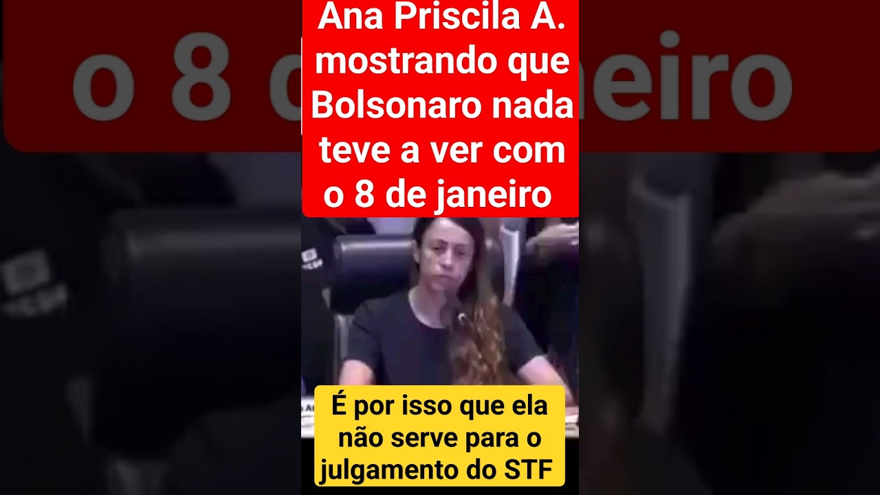 Ana Priscila Azevedo sobre Bolsonaro - YouTube
