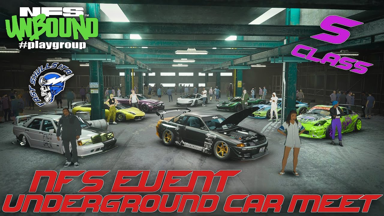 NFS EVENT - UNDERGROUND CAR MEET on NFS UNBOUND - YouTube