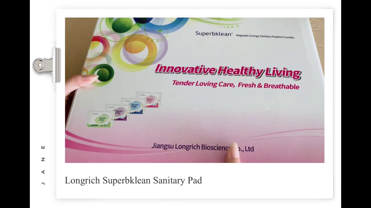 Longrich Superbklean Sanitary Pad - YouTube