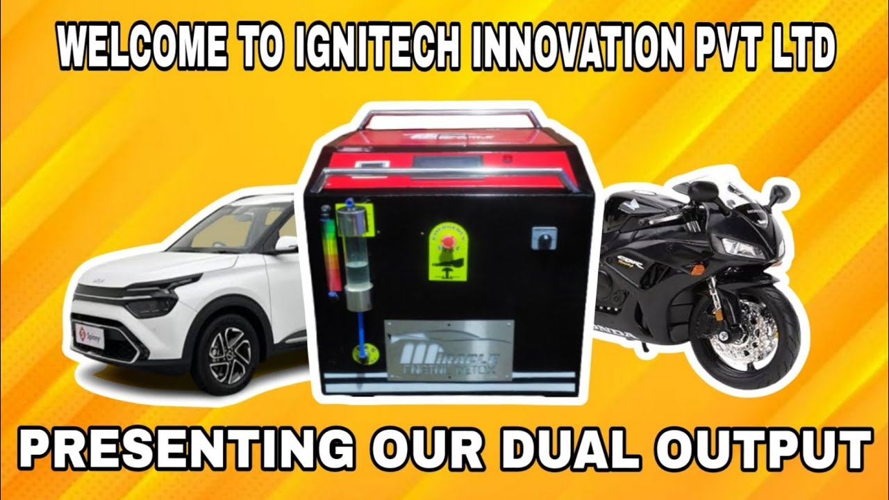 IGNITECH DUAL OUTPUT DECARBONISING MACHINE - YouTube