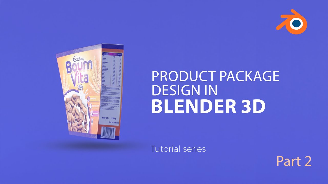 Product Package design in blender 3D (PT 2) - Texture Painting - YouTube