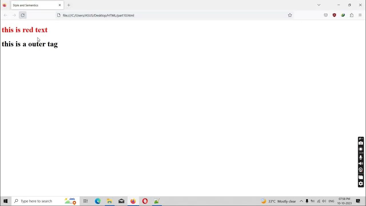 Lean HTML Basics Part # 10 Style and Semantics - YouTube