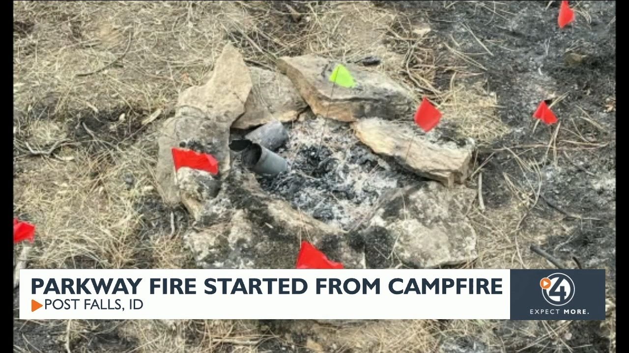 Campfire determined to be cause of Parkway Fire in Post Falls - YouTube