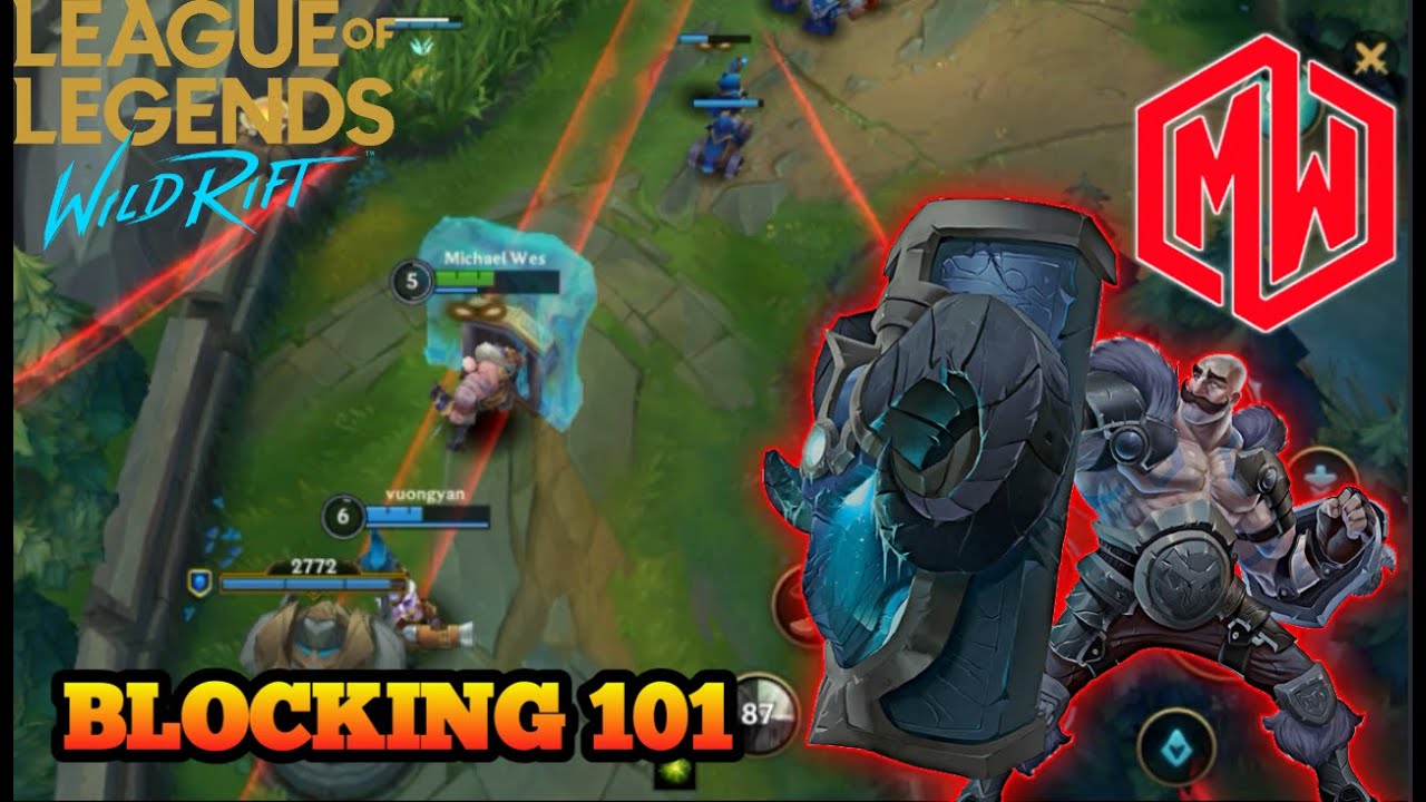 HOW TO TIME YOUR BLOCK /LEAGUE OF LEGENDS: WILD RIFT - YouTube