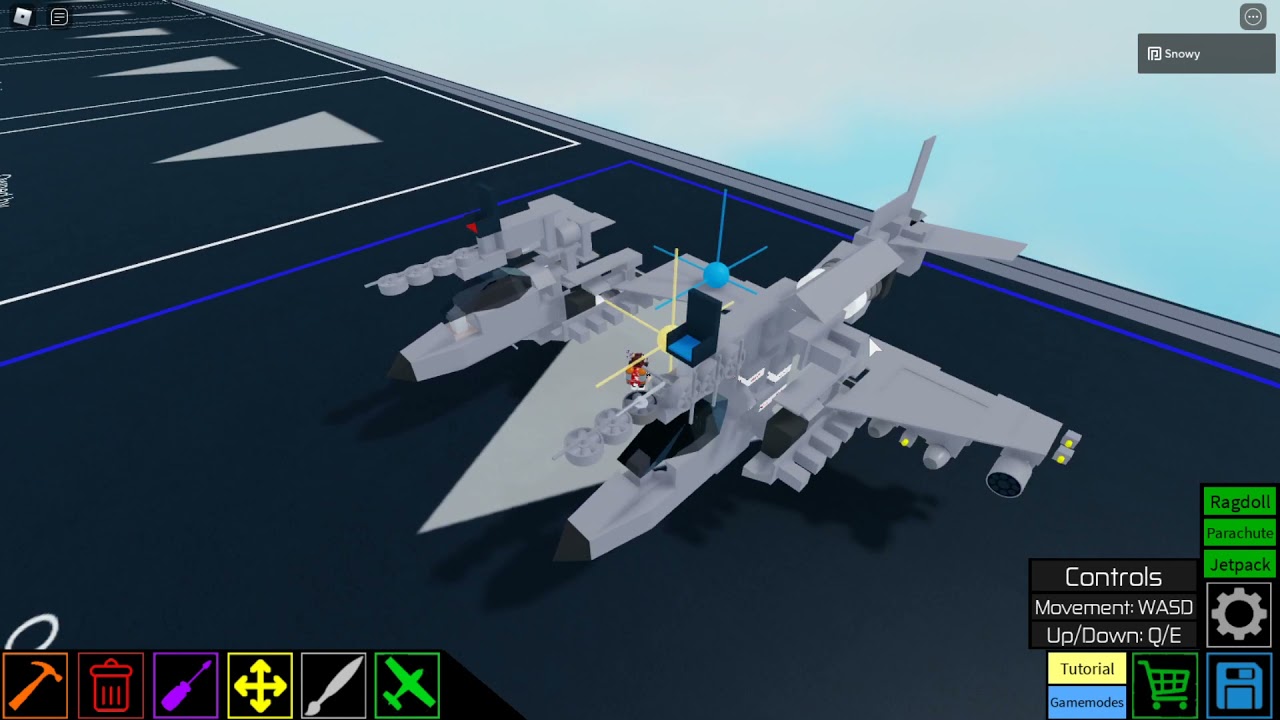 Harrier Jump Jet/Plane crazy tutorial part 2 - YouTube