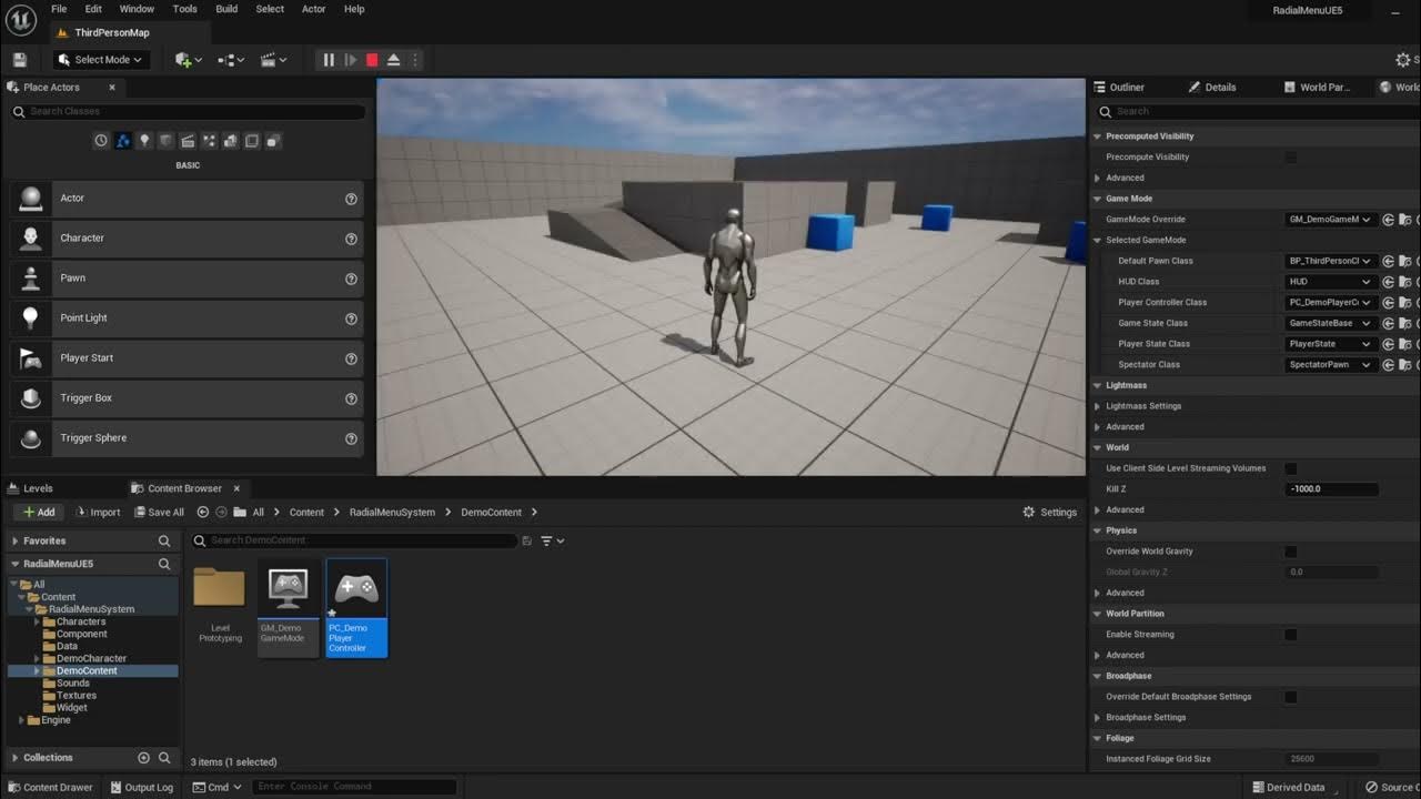 Radial Menu Tutorial/Content Overview - YouTube