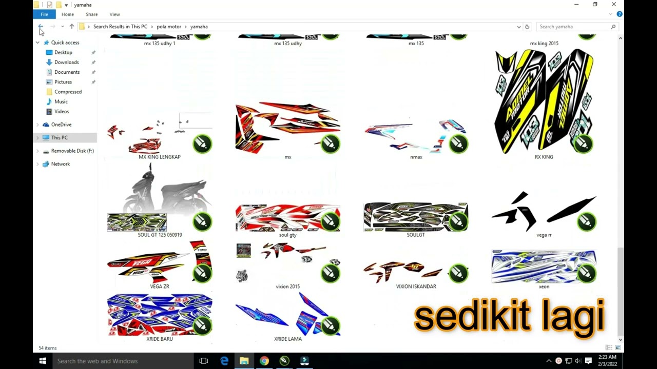 POLA STRIPING MOTOR dan full body - YouTube