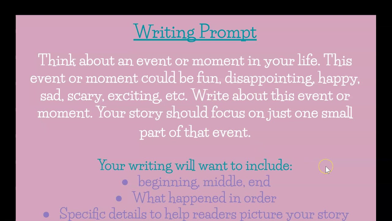 Day 1 - Formative Writing Assessment - YouTube