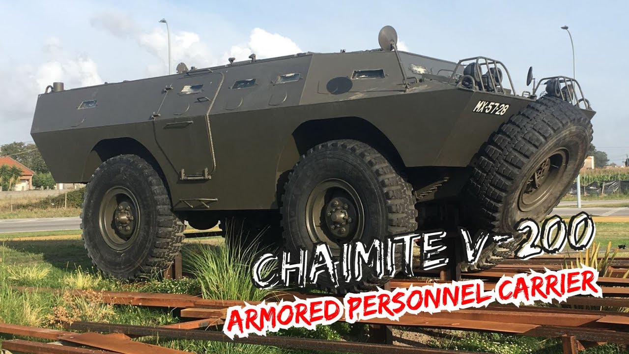 Chaimite V 200 Armored personnel carrier - YouTube
