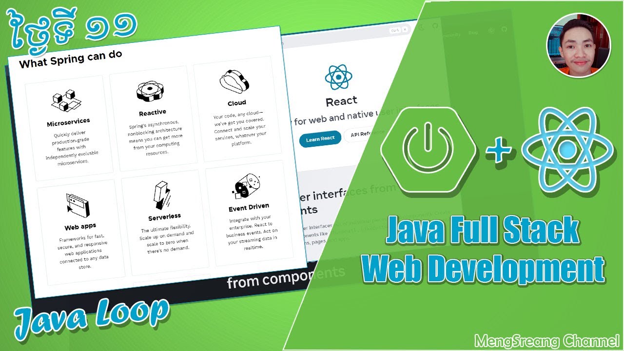 Java Full Stack Web Development - Java Loop Day 11 | MengSreang Channel ...