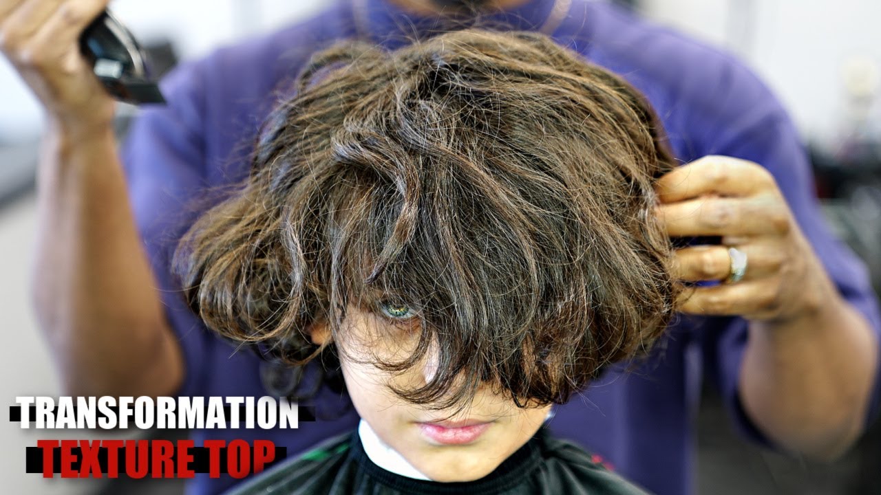 TRANSFORMATION HAIRCUT TUTORIAL: MID TAPER | TEXTURE TOP - YouTube