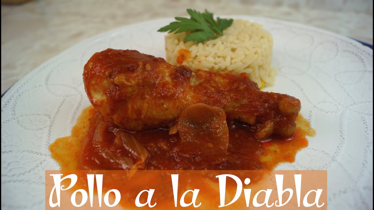 Pollo a la Diabla (Salsa de Chipotle) - Mi Cocina Rápida - YouTube