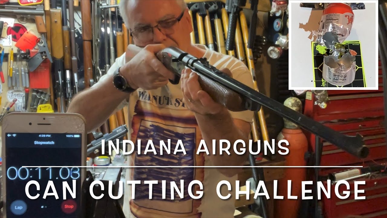 @Indiana424 can cutting challenge with my Daisy 840 open sights ...
