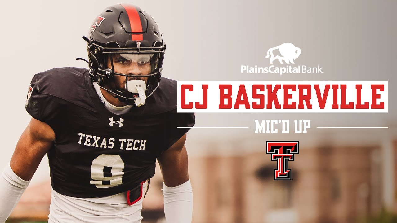 Texas Tech Football: Mic'd Up - C.J. Baskerville | Apr. 2, 2024 - YouTube