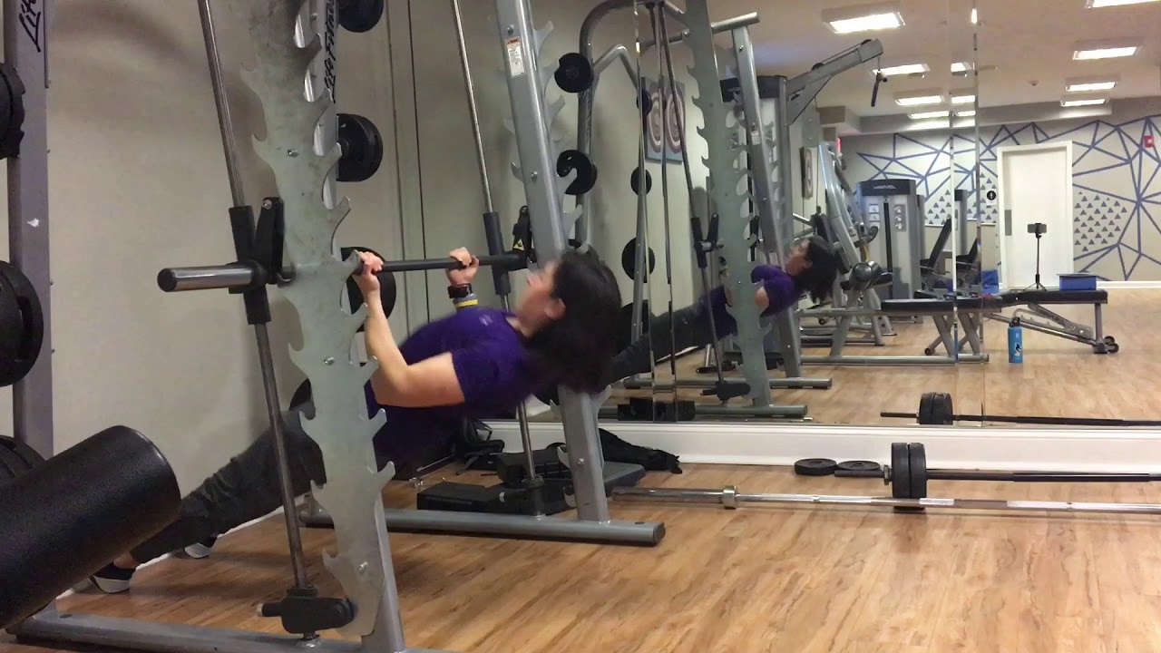 Barbell Inverted Row - Supinated Grip - YouTube