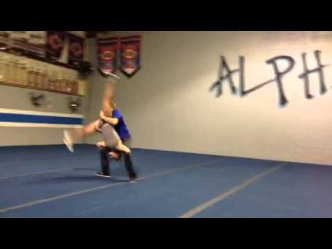 Cartwheel partner trick - YouTube